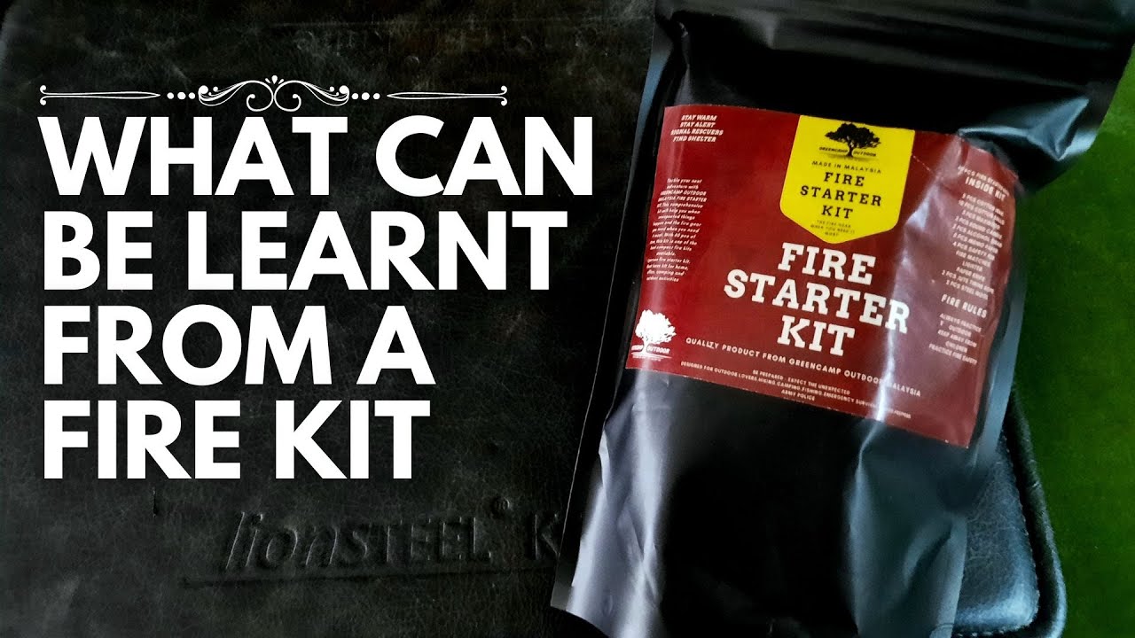 What Can Be Learnt from a Commercial Fire Kit | Urban Knife Guy