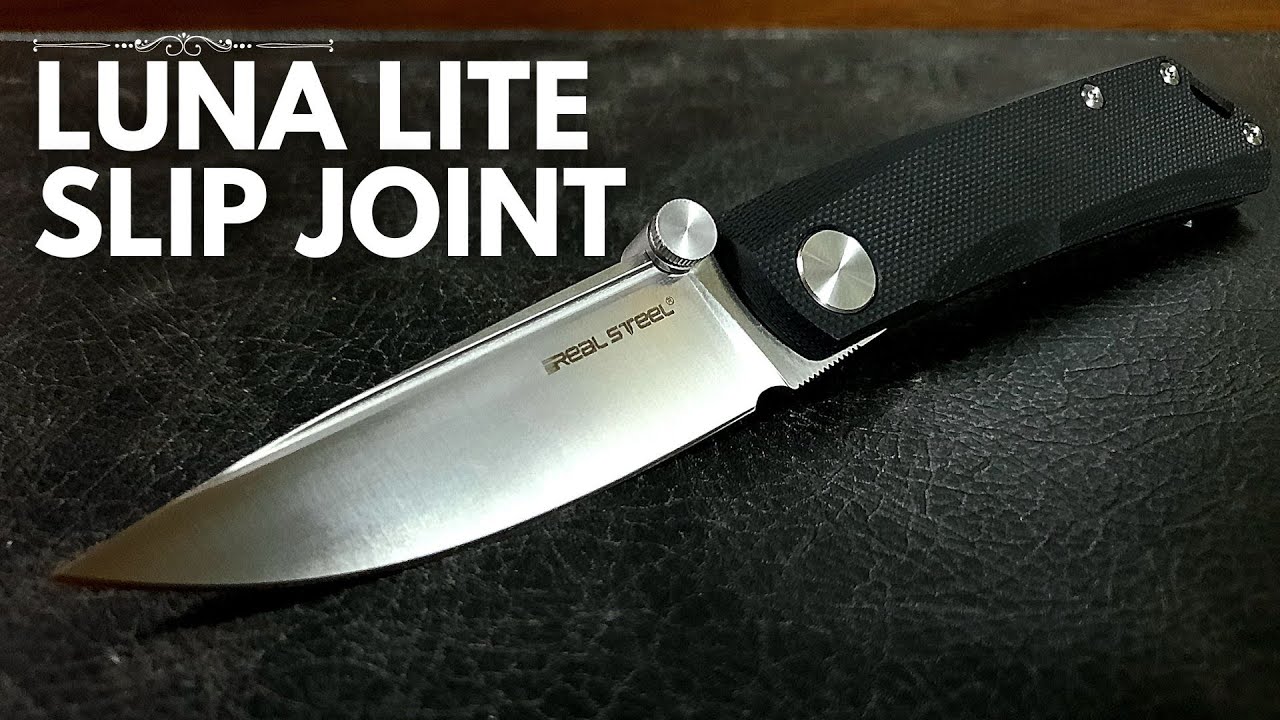 Sleek Urban EDC Real Steel Luna Lite Slip Joint | Urban Knife Guy