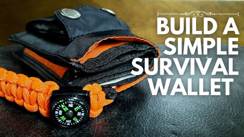 Simple Survival Wallet for Hiking & Camping | Urban Knife Guy