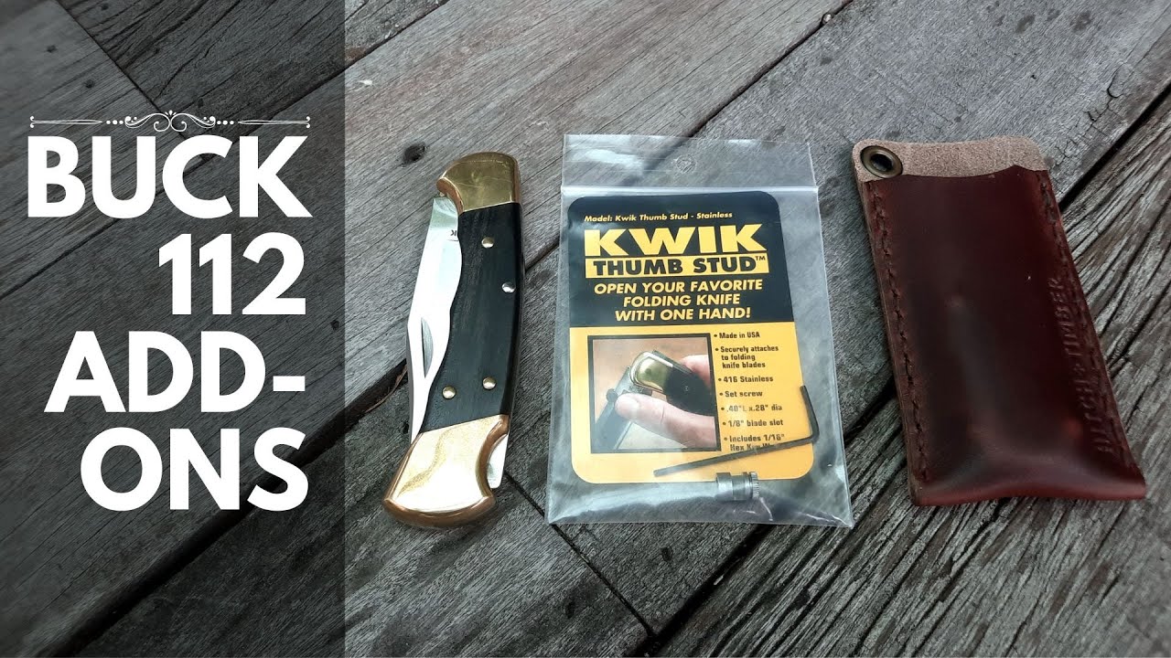 Add-Ons for the Buck 112 Ranger Finger Groove Folding Knife | Urban ...