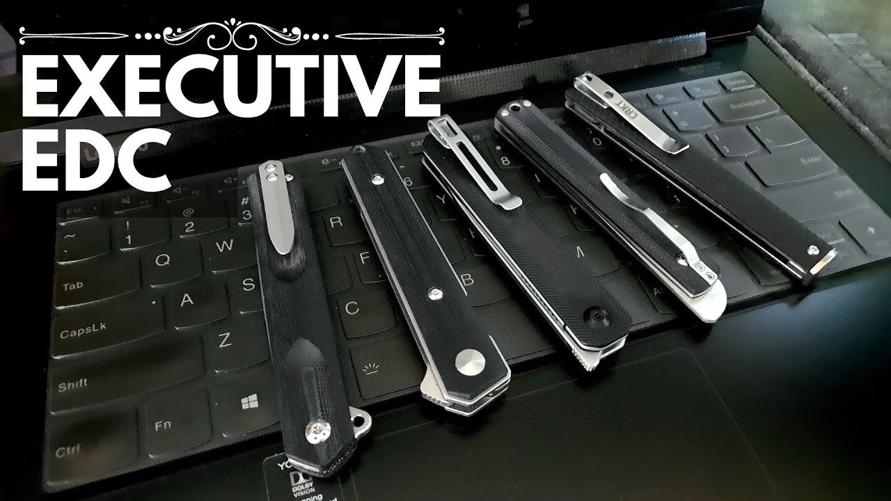 5 Corporate Executive EDC Folding Knives | Urban Knife Guy
